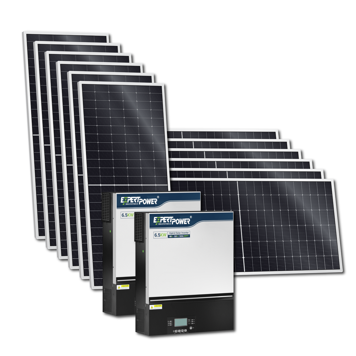 6480W 13KW 48V Solar Power System Kit | 6480W Solar Panels, 13KW Hybrid ...