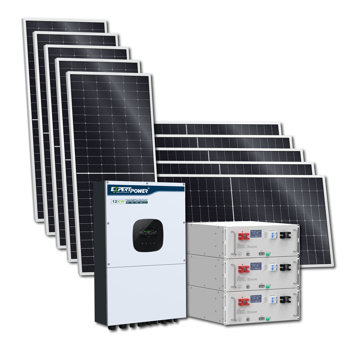 15KWH 4320W 48V Solar Power System Kit | LiFePO4 48V 300Ah, 4320W Solar ...
