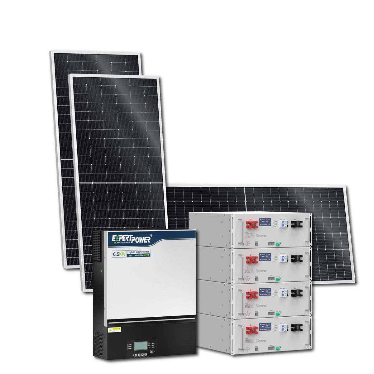 20KWH 1620W 48V Solar Power System Kit | LiFePO4 48V 400Ah Battery ...
