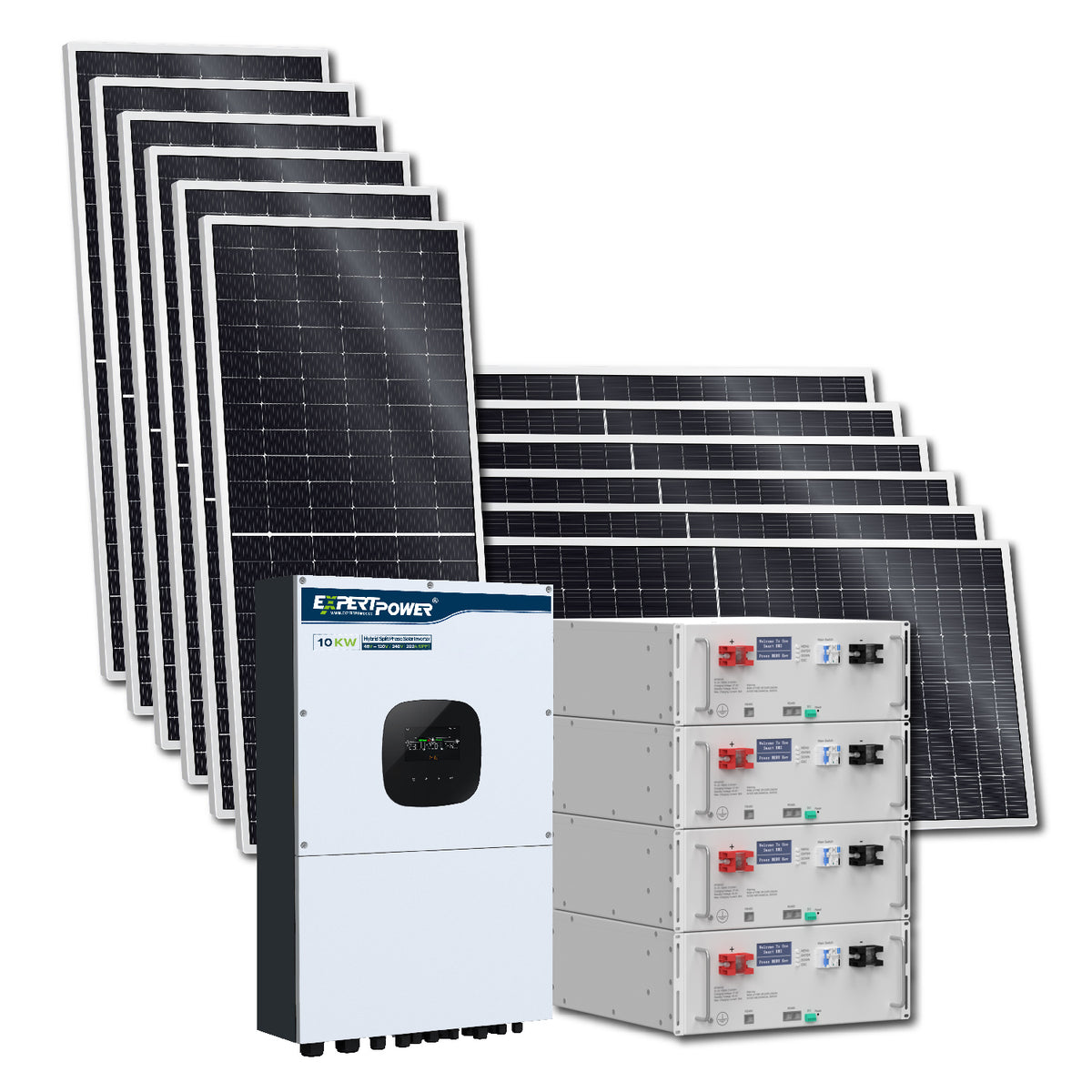 20KWH 6480W 48V Solar Power System Kit | LiFePO4 48V 400Ah, 6480W Solar ...