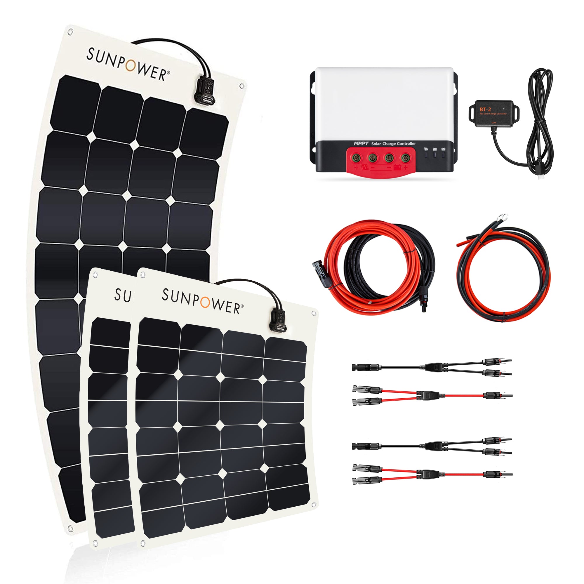 210W Panel Off-Grid Solar System Starter Kit | 40A MPPT Solar Charger ...